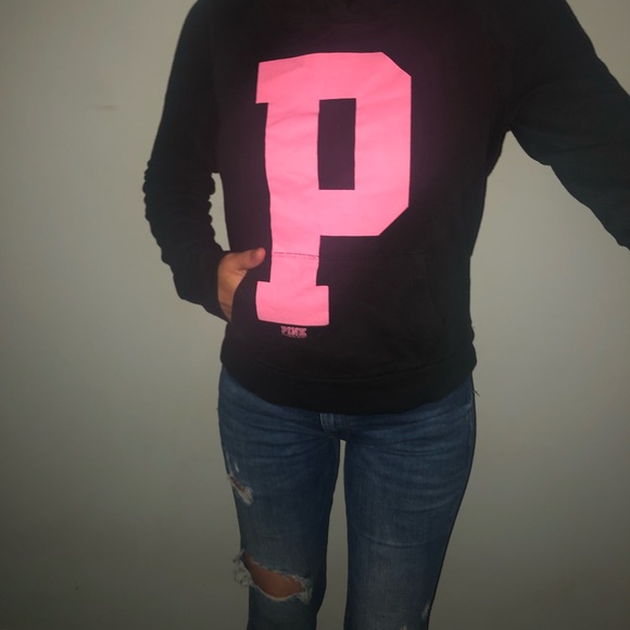 PINK Victoria's Secret | Tops | Pink Victorias Secret Block Letter P ...